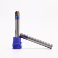China 2F-4F Carbide End Milling Cutters With Customized Helix Angle DLC Coating For Alu for sale