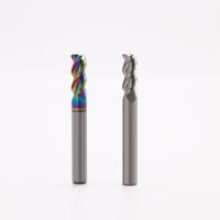 China Right Hand Carbide End Milling Cutters With AlTiN Coating From Drow for sale