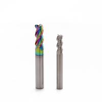 China Right Hand Carbide End Milling Cutters With AlTiN Coating From Drow for sale