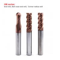 China High Wear Resistance Composite Coating End Mill Cutter Carbide For Hard Material Processing for sale