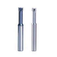 China Customizable 3 Teeth Carbide End Milling Cutters For Low Hardness Material Without Coating for sale