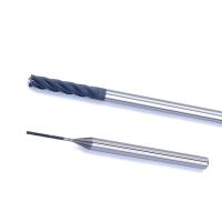 China High Precision Diamond Coating Solid Carbide End Mill Cutter For Graphite Processing for sale