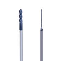 China Precision Diamond Coating Ball End Mill Cutter For Graphite Processing for sale