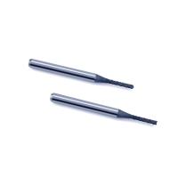 China 3.175mm Solid Carbide Milling Cutters For Machining PCB Board And Circuit Board With Double Spiral Flute for sale
