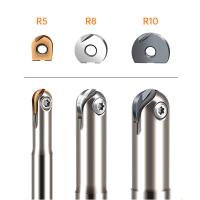 China Superior Carbide Milling Inserts For Processing Curved Surfaces And Arc Grooves High Speed Performance for sale