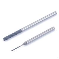 China Diamond Coated Carbide Flat Face End Mill for Graphite Machining for sale