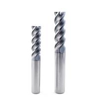 China Carbide U-Channel End Mill 4 Flute AlCrN Coated for Mild Steel for sale