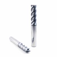 China 8mm Carbide Flat End Mill 4 Flute for Alloy Stainless Steel for sale