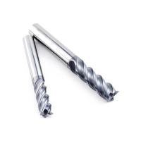 China 8mm Carbide Flat End Mill 4 Flute for Alloy Stainless Steel for sale