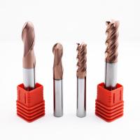 China 6mm Carbide Ball Nose End Mill 2 Flutes for Metal Processing for sale