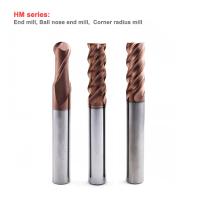 China Carbide 4 Flute End Mill for Mold Steel Up to 60HRC for sale