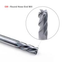 China 6mm Carbide Corner Radius End Mill 4 Flutes ALCRN Coated for sale