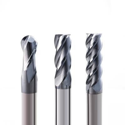 China 8mm Carbide Flat End Mill 4 Flutes for Metal Milling for sale