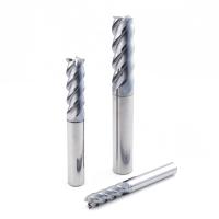 China 8mm Carbide Flat End Mill 4 Flutes for Metal Milling for sale