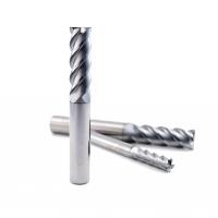 China 8mm Carbide Flat End Mill 4 Flutes for Metal Milling for sale