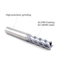China 8mm Carbide Flat End Mill 4 Flutes for Metal Milling for sale