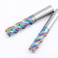 China Carbide 3-Flute DLC Coated End Mill for Aluminum and Copper for sale