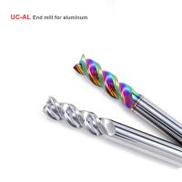 China DLC Coated Tungsten Carbide Milling Cutter for Aluminum CNC Machining for sale