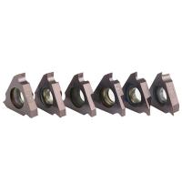 China Drow TGF32 GBA32 Carbide Grooving Insert PVD Coated HRA92 Hardness for sale