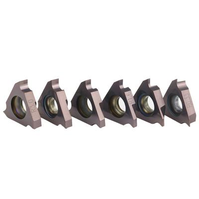 China Drow TGF32 GBA32 Carbide Grooving Insert PVD Coated HRA92 Hardness for sale