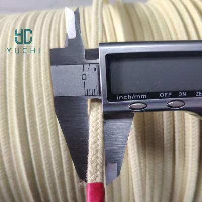 China Dupont Kevlar Aramid Rope 5.5x5.5mm for Glass Tempering Furnace - High Temperature 400°C Resistant for sale