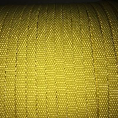 China 12×3mm High Temperature Resistant Kevlar Aramid Roller Rope for Glass Tempering Furnaces for sale