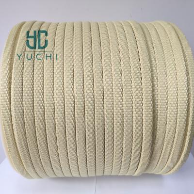 China High Temperature Aramid Roller Rope 12x4mm for Glass Tempering Furnace for sale