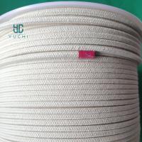 China 5.5x5.5mm Braided Kevlar Aramid Rope for Glass Tempering Furnace 260°C for sale