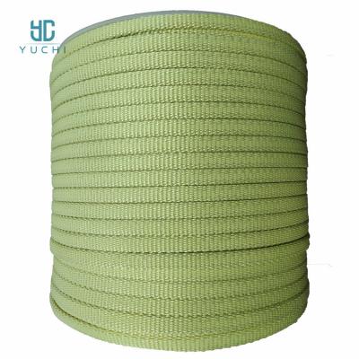 China Fire Retardant Kevlar Aramid Rope High Strength 12x4mm for Glass Tempering Furnace for sale