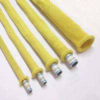 China 25mm Aramid High Temperature Sleeve for Tempering Furnace - 204°C Continuous Heat Resistance for sale