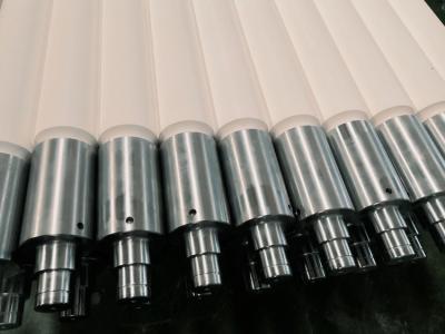 China Fused Silica Ceramic Roller for Glass Tempering Furnace with 1.98 g/cm³ Density and ≤1.5 μm Surface Roughness for sale