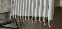 China Fused Silica Ceramic Roller for Glass Tempering Furnace with 1.98 g/cm³ Density and ≤1.5 μm Surface Roughness for sale