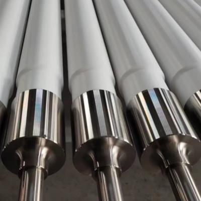 China Fused Silica Ceramic Roller for Glass Tempering Furnace - 1.98 g/cm³ Density, ≤0.10 mm Radial Tolerance for sale