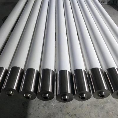 China Industrial Ceramic Rollers for Glass Tempering Furnace with 1.98g/cm³ Density and ≤0.10mm Radial Tolerance for sale