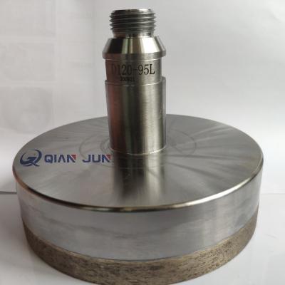 China 120mm Threaded Glass Diamond Core Drill Bits - 3-200mm Diameter Range with 75mm/95mm Length Options for Professional Glass Drilling for sale