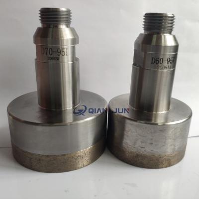China Sintered Diamond Core Drill Bits 60mm Thread Shank for Glass Ceramic Tile Drilling 3-200mm Diameter Range for sale