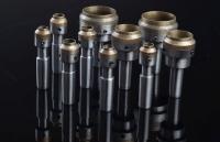 China Diamond Core Drill Bits 3-200mm for Automotive Glass on Bystronic & Bando Machines - 75mm/95mm Length for sale