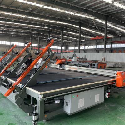 China Customized Full Automatic CNC Glass Cutting Machine Line 4228 - 3700x2800mm Capacity, 13KW Power for sale
