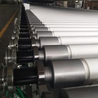 China Fused Silica Ceramic Roller Shaft for Glass Tempering Furnace OD 50mm for sale