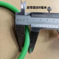China PU Round Driving Belt Ø3-12mm for Glass Tempering Furnace with 85-95 Shore Hardness for sale