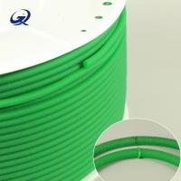 China Green O-Ring PU Round Driving Belt 6mm-20mm Diameter for Glass Tempering Furnace Ceramic Rollers for sale