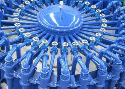 China Solids Liquid Separation Desadning Hydrocyclones Blue Classifying Desanding Hydrocyclone for sale