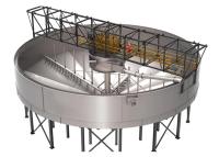 China Vertical Gravity Sedimentation Mining Thickener Equipment 3m-12m Depth for sale