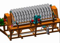 China Round Ceramic Vacuum Disc Filter 5Kw Combined Water Washing System for sale