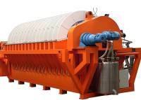 China Vertical Rotary Disc Filter Polypropylene Sludge Disk Filter Wastewater Treatment for sale