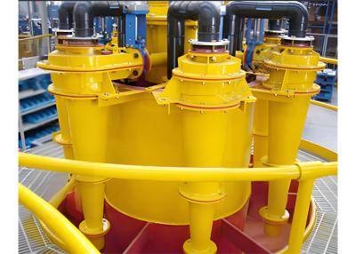 China Anti Corrosive Desanding Hydrocyclone 750mm ID 400-500 m3/h Wastewater Treatment Rubber Lining for sale