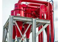 China Flanged Connection Desanding Hydrocyclones Water Filtration Hydrocyclone Machine for sale