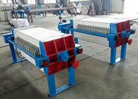 China Small Footprint Clothing Plate Filter Press Industrial Filter Press Machine for sale