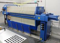 China Vacuum Absorbing Automatic Chamber Filter Press 750L Vertical Filter Press for sale