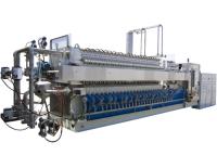 China 30mm Cake Chamber Press Filter 20-100 sqm Filter Area for Sludge Treatment for sale